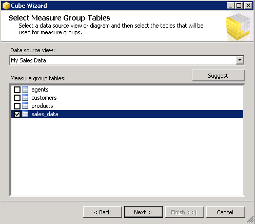 BLRF » Create OLAP cube for SQL Server 2005 Analysis Services