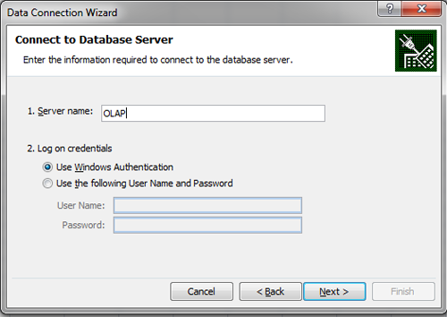 BLRF » Create OLAP cube for SQL Server 2005 Analysis Services
